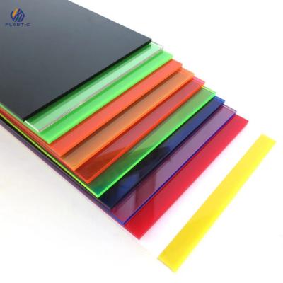 China Cast Plastic Colored Clear Acrylic Sheets Weather Resistance Customized Size for sale