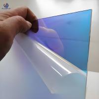China 4ft X 8ft Rainbow Acrylic Sheet Long Lasting Iridescent Acrylic Panel UV Resistance for sale