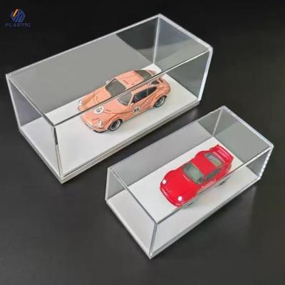 China OEM Service Acrylic Model Display Box For Personal Collection Display for sale