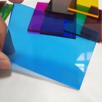 China Coloured Cast Acrylic Sheet 1250x1850mm Scratch Resistant Customized Color for sale