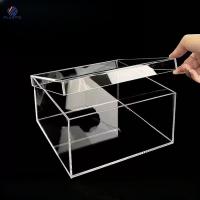 China Sleek And Modern Design Clear Acrylic Storage Box for Organization for sale