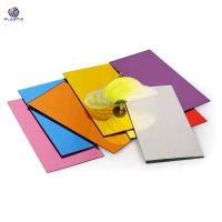 China Cuttable Acrylic Mirror Panels , Coloured Acrylic Mirror Sheet For Wall Decorative for sale