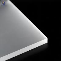 China Chemical Resistance Frosted Acrylic Perspex Sheet Class A Fire Resistance OEM ODM for sale