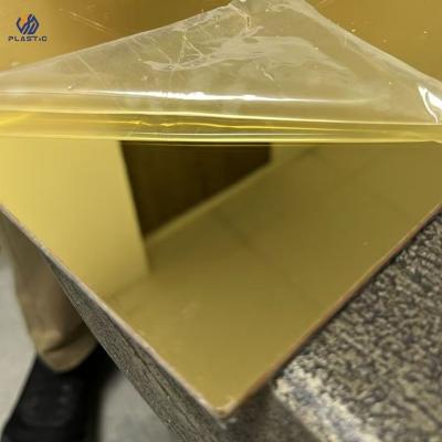 China Rose Gold Cast Acrylic Mirror Sheet Perfect Choice For Easy Cutting In Signage Display And Interior Design for sale