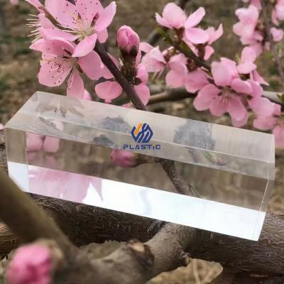 China 50mm Transparent Acrylic Sheet Customized thickness for sale