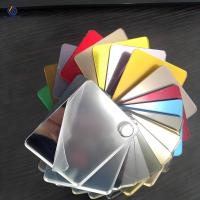 China 1220mm Width Mirror Acrylic Sheet in Rose Gold Color Custom Cut To Size for Signage and Display for sale