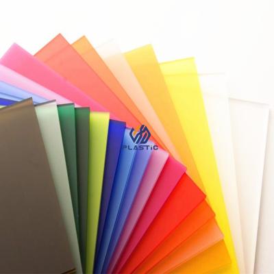 China UV Resistant Customizable Color Weather Resistant Acrylic Sheet 4x8ft Cast Plexiglass for sale
