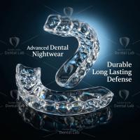 China CAD / CAM Design Chinese Dental Lab Transparent Night Guard Customized for sale