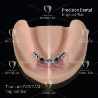 China Medical Milled Titanium Bar Dental CAD CAM Titanium Bar For Dental Implants for sale