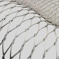 China Corrosion Resistant Interwoven Stainless Steel Rope Mesh with High Strength and Flexibility for Zoo Enclosures for sale