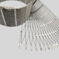 China Wire Rope Stainless Steel Zoo Mesh Corrosion Resistant Customizable Mesh Openings With High Tensile Strength for sale