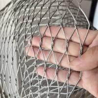 China Knotted Rope Stainless Steel Bird Netting For Bird Aviary Decorative Railing for sale