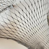 China Knotted Rope Stainless Steel Bird Netting For Bird Aviary Decorative Railing for sale