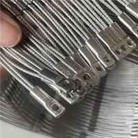 China 2.5mm Ferrule Type Zoo Enclosure Stainless Steel Cable Netting Mesh Safety for sale