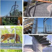 China 7 × 7 Knotted Type Stainless Steel Cable Mesh Fence For Balustrade Infill System for sale