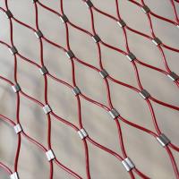 China High Strength 1mm-6mm 304 Stainless Steel Rope Net For Tensile Architectural Projects for sale