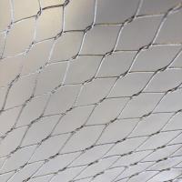 China Reusable Knotted Stainless Steel Wire Rope Mesh Netting For Zoo Safety Net for sale