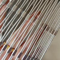 China Safety Fire Resistance Stainless Steel Rope Mesh Netting For Balustrading Fencing for sale