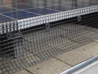 China Mesh 0.7mm-1.2mm Bird Guards For Solar Panels Galvanized PVC Coated Wire Mesh for sale