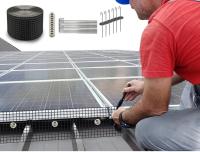 China Solar Panel Bird Deterrent Mesh 12.7 × 12.7mm 25.4 × 25.4mm 12.7 × 25.4 Mm for sale