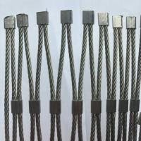 China SS316L Stainless Steel Rope Mesh For Animal Enclosure Fencing for sale