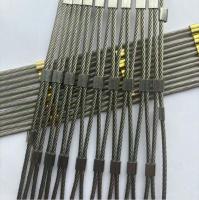 China Knotted Type Stainless Steel Rope Mesh Netting Hand Woven Plain Weave SS Wire Mesh with Welding for sale
