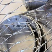 China SS316L Stainless Steel Rope Mesh For Animal Enclosure Fencing for sale