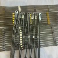 China Architectural Galvanized Flexible Safety Stainless Steel Wire Rope Mesh Net For Facade Partitions & Ceilings for sale