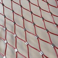 China Stainless Steel Wire Rope Mesh Handwoven Flexible & Lightweight Zoo Enclosure Mesh 304/316 for sale