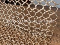 China Weld 316 Stainless Steel Ring Mesh Curtain For Decoration Interior Design Chain for sale