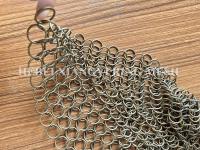 China Chain Mail Weave Ring Mesh Curtain Stainless Steel Ceiling Treatment Decoration for sale