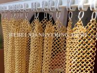 China Chainmail Metal Weld Wire Odm Ring Mesh Curtain For Ceiling Treatment Drapery for sale
