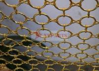 China Architectural S Hook Metal Ring Mesh Curtain For Interior Partition for sale