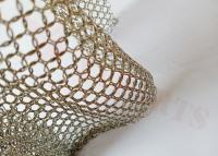 China 10mm Stainless Steel Wire Ring Mesh Curtain With Tracks For Space Partition for sale