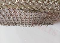 China 1.2x10mm Metal Mesh Drapes Stainless Steel Chain Mail Curtains For Architecture for sale