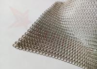 China 0.53x3.81mm Stainless Steel Mesh Curtain Chainmail Safety Welded Type for sale