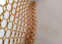 China 15mm Stainless Steel Ring Mesh Curtain Decoration For Indoor And Outdoor Architecture for sale