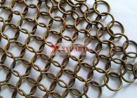 China Fashion Interior Design Metal Ring Mesh Curtain By Hand Woven for sale