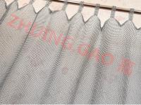China 2 M L 1.5 M H Stainless Steel Chainmail Rings Tab Top Wire Mesh Curtains for sale