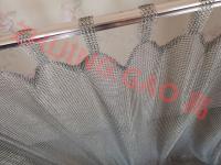China Pvd Finished Stainless Steel Height 2.3 M Width 2.35 M Smart Architect Ring Mesh Curtain for sale
