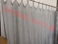 China Electric Drive Unit Special Stainless Steel Mesh Curtain Height 4.5m Width 25m for sale