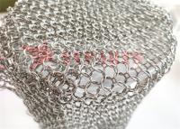 China Metal Welded Ring Stainless Steel Mesh Curtain Antique Bronze Chainmail Curtains for sale