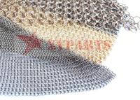 China Chain Mail Wire Metal Architectural Ring Mesh For Decorative Protection for sale