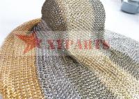 China Electroplating Colors Stainless Steel Fireplace Curtain For Light Partitioning Treatment for sale