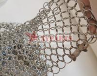 China Round Type Weld Stainless Steel Ring Mesh Curtain For Animal Protection Fence for sale