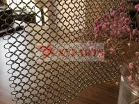 China Round Type Weld Stainless Steel Ring Mesh Curtain For Animal Protection Fence for sale