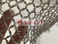 China Round Type Weld Stainless Steel Ring Mesh Curtain For Animal Protection Fence for sale