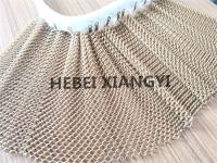 China Lightweight Aluminum Coil Decorative Stainless Steel Mesh Curtain For Restaurant for sale