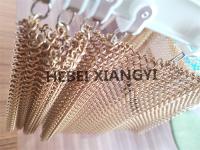 China Lightweight Aluminum Coil Decorative Stainless Steel Mesh Curtain For Restaurant for sale
