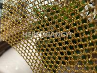 China Decoration Divider 12mm Metal Ring Mesh Welded for sale